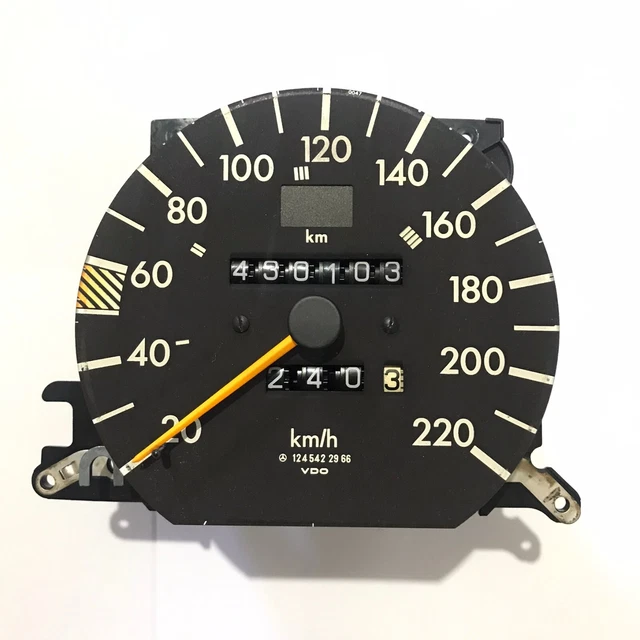 MERCEDES-BENZ E-CLASS W124 Speedometer 220 Km/H With ASD , A 1245422966 ...