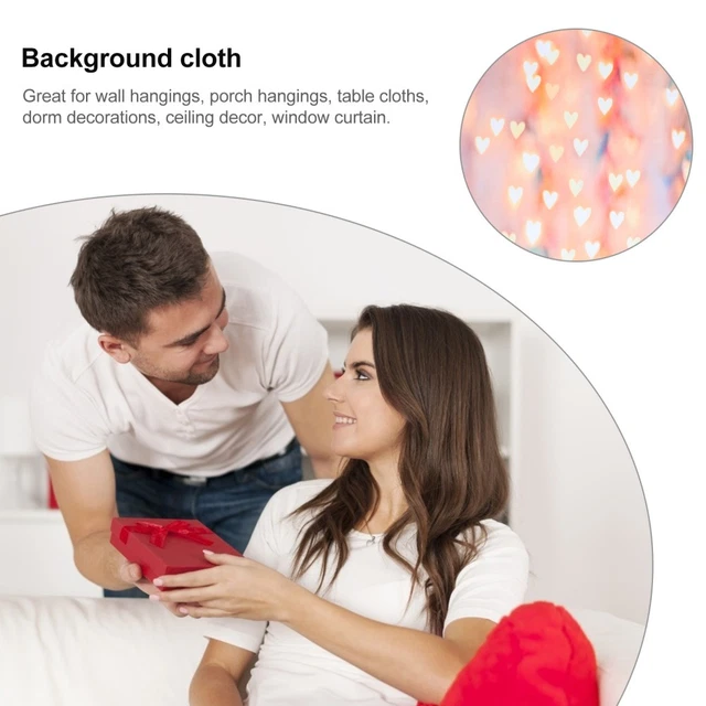 WEDDING DECOR VALENTINE'S Day Backdrop Studio Prop Romantic Photo $25. ...