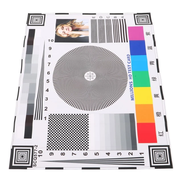 CCTV FOCUS TEST Chart: Lens Alignment Target - Large Wall-Mounted ...