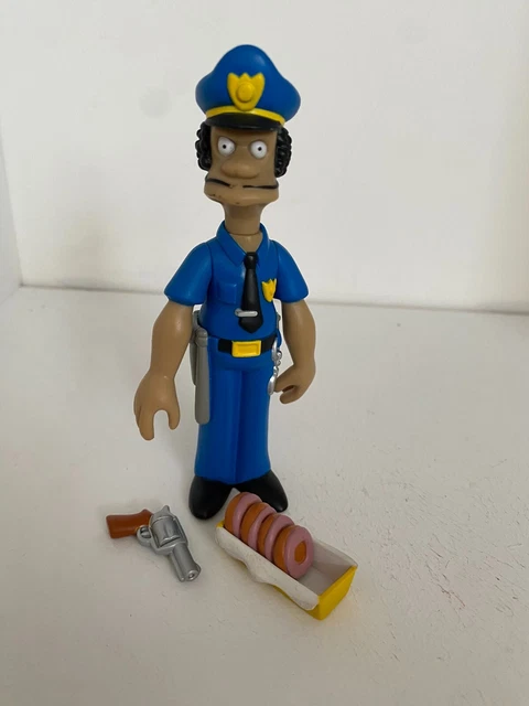 PLAYMATES INTERACTIVE THE Simpson Series 7 Officer Lou Action Figure ...