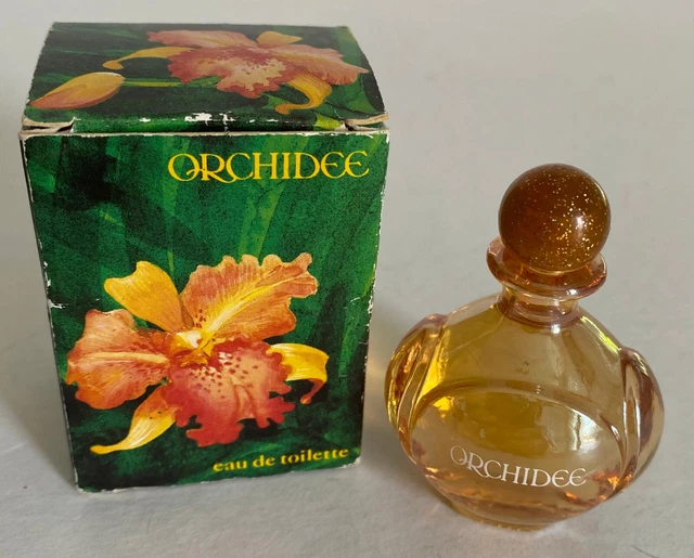 MINIATURE DE PARFUM Orchidee de Yves Rocher EDT 15 ml plein avec boite ...