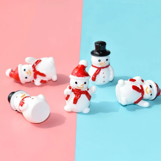 STATUE DE BONHOMME de neige Miniature, Mini bonhomme de neige de dessin ...
