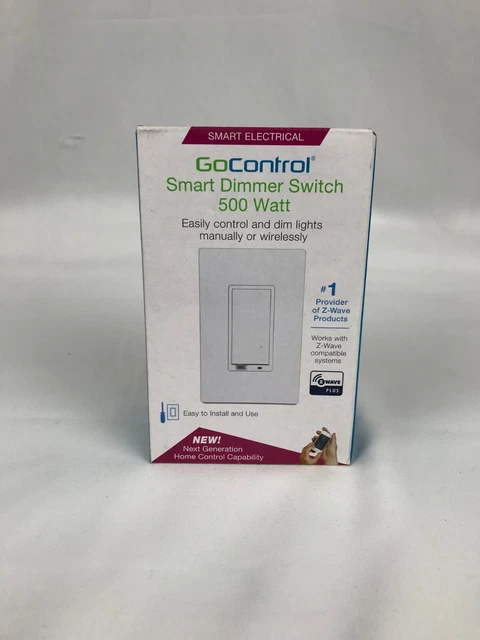 NORTEK GOCONTROL WD500Z5-1: Z-Wave Wall Dimmer Switch 500W 908.42 MHz ...