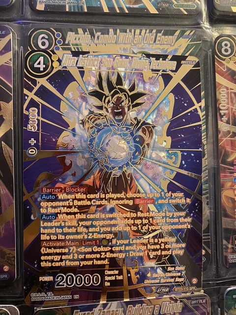 DRAGON BALL SUPER Ultra Instinct Goku Divine Technique BT23-110 Spr EUR 11,08 - PicClick FR