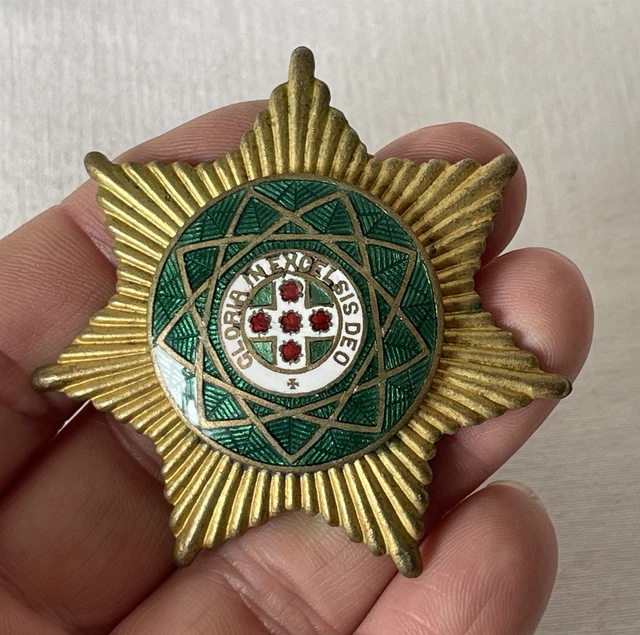 VINTAGE ROYAL ORDER of Scotland Masonic Breast Jewel Enamel Star Pin ...