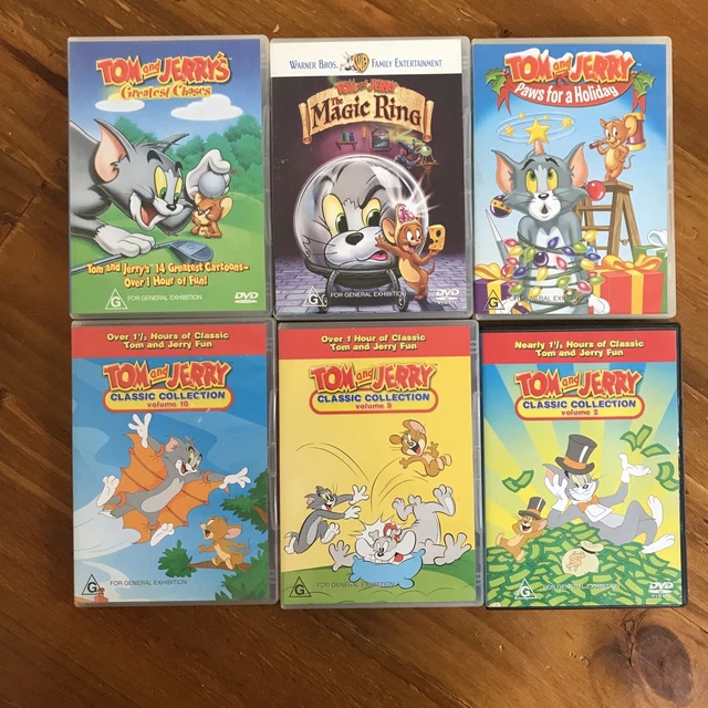 TOM AND JERRY Bulk Lot 6x DVDs VGC Region 4 £18.58 - PicClick UK