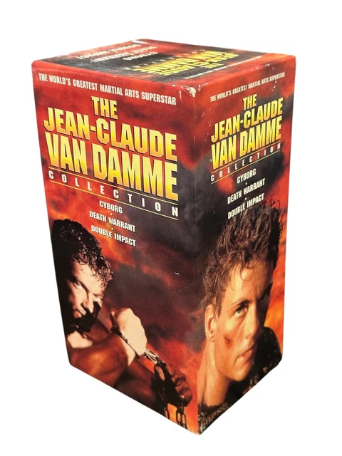 THE JEAN-CLAUDE VAN Damme Collection VHS 90s Action MGM/UA Box Set £13. ...