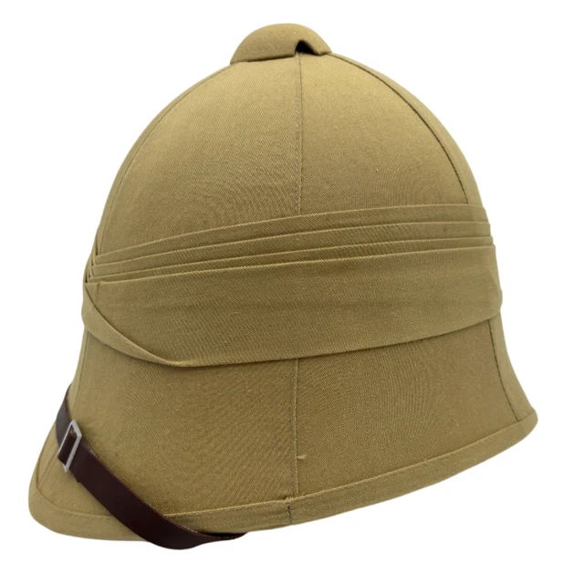 KHAKI PITH HELMET Safari Sun Hat Explorer Topee Prop - C94 O800 £9.95 ...