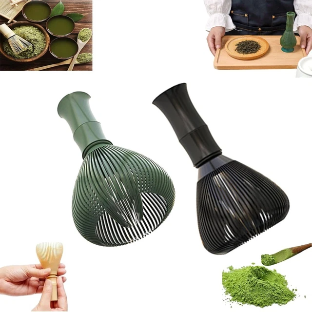 ABS MATCHA WHISK With Whisk Holder Green Tea Powder Whisk Matcha Whisk ...