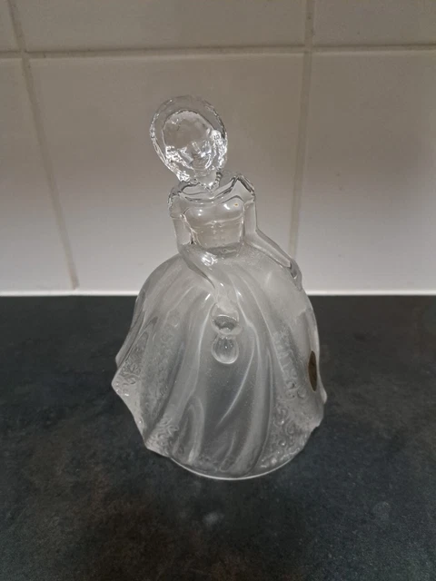 ART DECO ITALIAN RCR Royal Crystal Rock Glass Figurine "Lady in ...