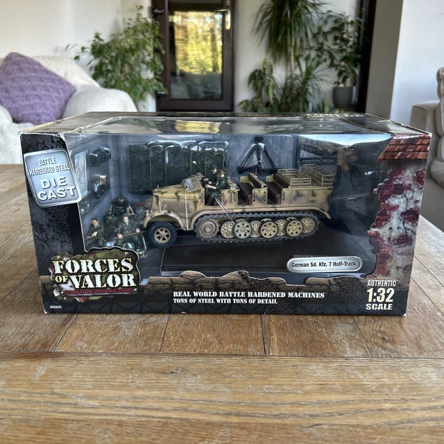 FORCES OF VALOR 80247 German Sd.Kfz. 7 Half-Track Normandy 1944 in 1:32 ...