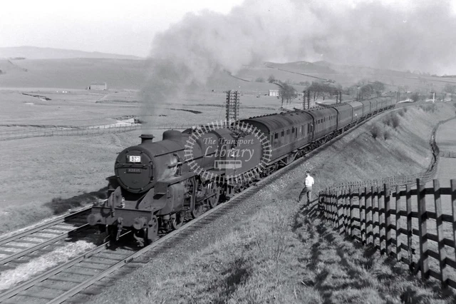 PHOTO BR British Railways Steam Locomotive Class Crab 42835 Bell Busk ...