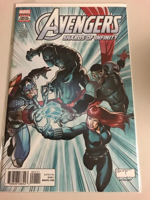 AVENGERS ISSUE #1 ""Shards of Infinity"" (9.6-9.8 non letto) EUR 2,81 ...