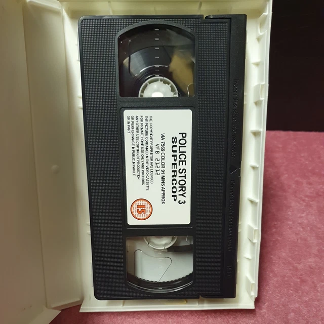 POLICE STORY 3 Supercop - Jackie Chan - PAL VHS Video Tape Chinatown ...