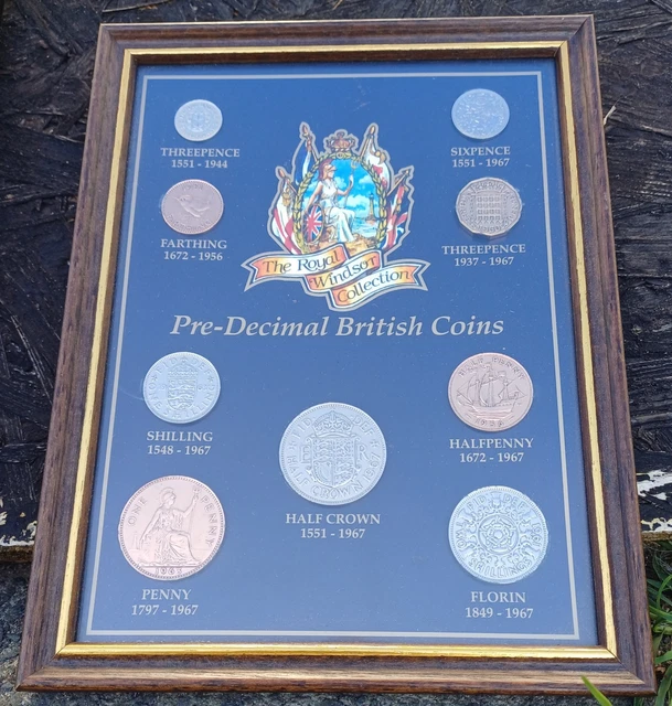 THE ROYAL WINDSOR Collection Pre-Decimal British Coins Set Collection £ ...