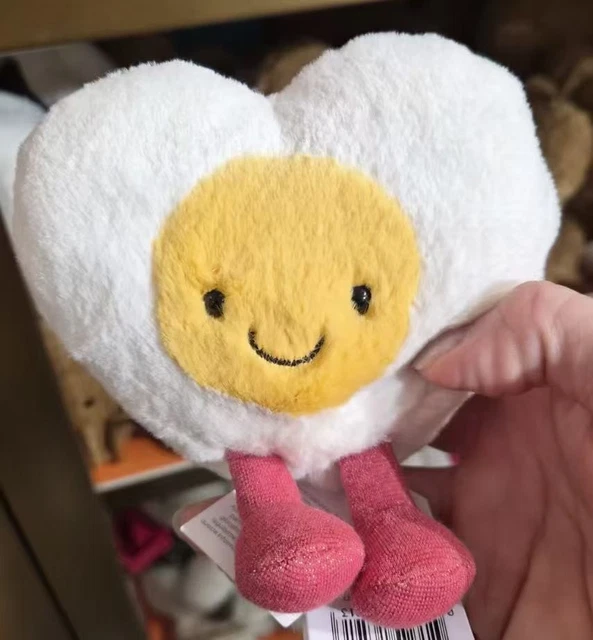 JELLYCAT 2025 HEART-SHAPED Easter Egg Doll - New with Label and Dust ...
