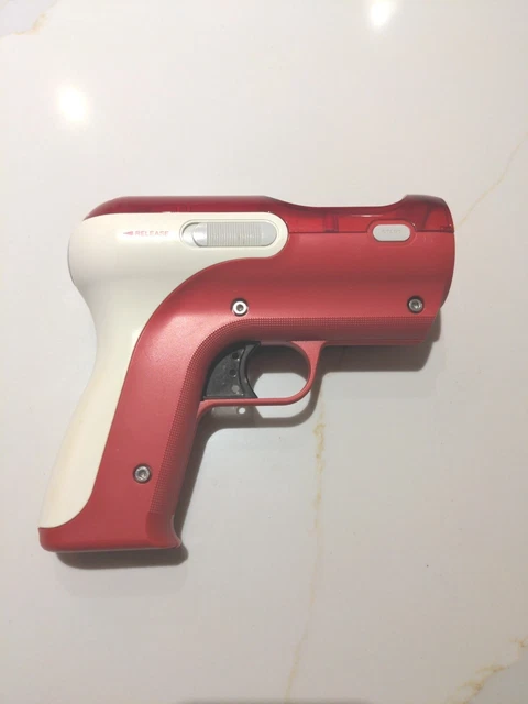 SONY PLAYSTATION MOVE Controller Shooting Attachment Red Hand Gun PS3 ...