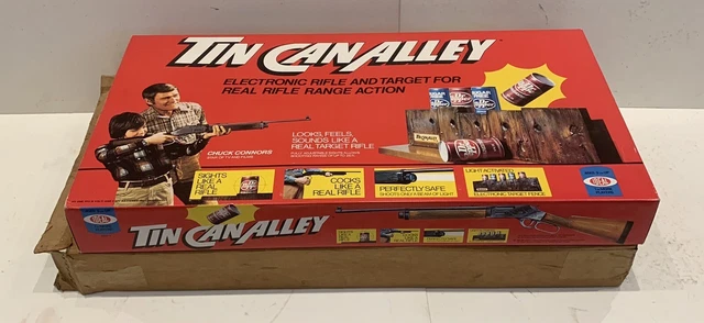 RARE VINTAGE 1970,S Ideal Tin Can Alley Shooting Game Classic Chuck ...