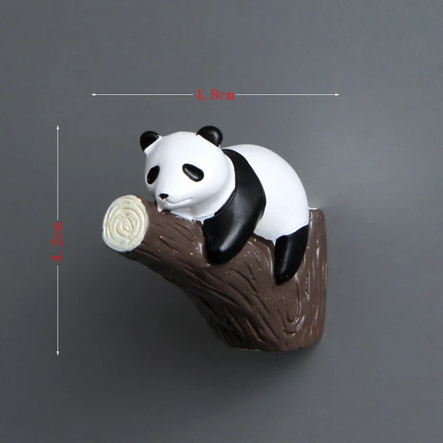 THREE-DIMENSIONAL CREATIVE SMALL Cute Plastic Panda Shape Figure $5.32 ...