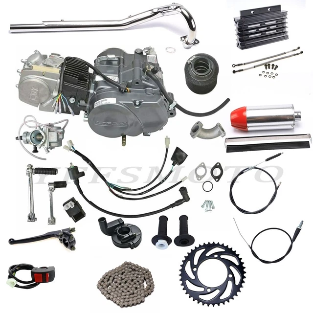 MOTEUR LIFAN 140CC 4 temps pour Pit Dirt Bike Mini Trail 110cc 125cc ...