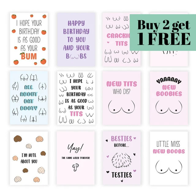 CHEEKY GREETING CARD - Rude, Naughty, Funny, Comedy Cards, Birthday ...