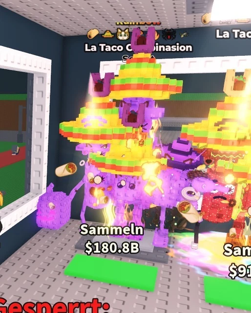 1,3B RAINBOW LA Taco Combinasion Steal a Brainrot Secret Selten Top ...