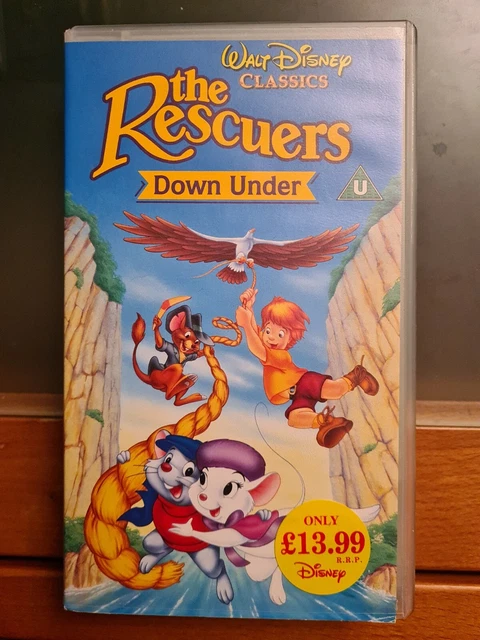 WALT DISNEY CLASSICS The Rescuers Down Under VHS PAL Video Tape VGC ...