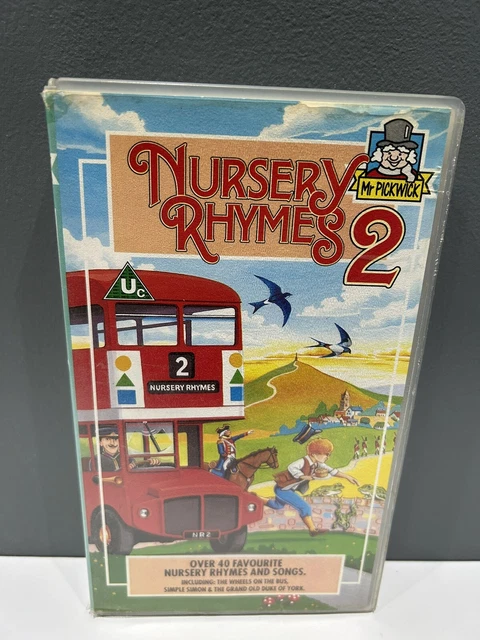 NURSERY RHYMES 2 VHS Mr Pickwick Over 40 Nursery Rhymes And Songs PAL £ ...
