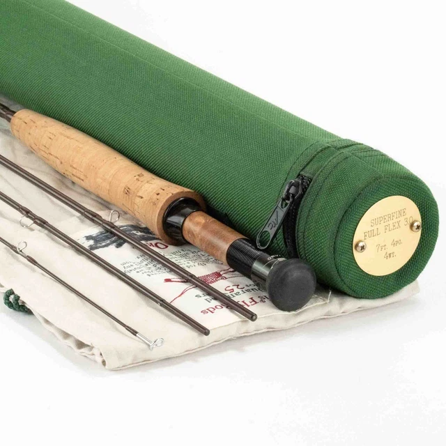 ORVIS SUPERFINE FULL Flex 470-4 Fly Rod - 4wt 7ft 0in 4pc EUR 295,82 ...