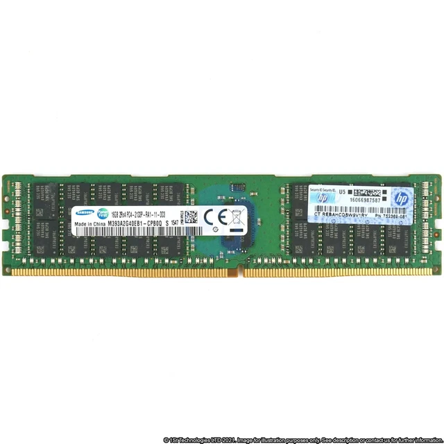 HP (752369-081) - 16GB PC4-17000P-R (2RX4, DDR4-2133MHz) ECC REG RAM £22.00 - PicClick UK