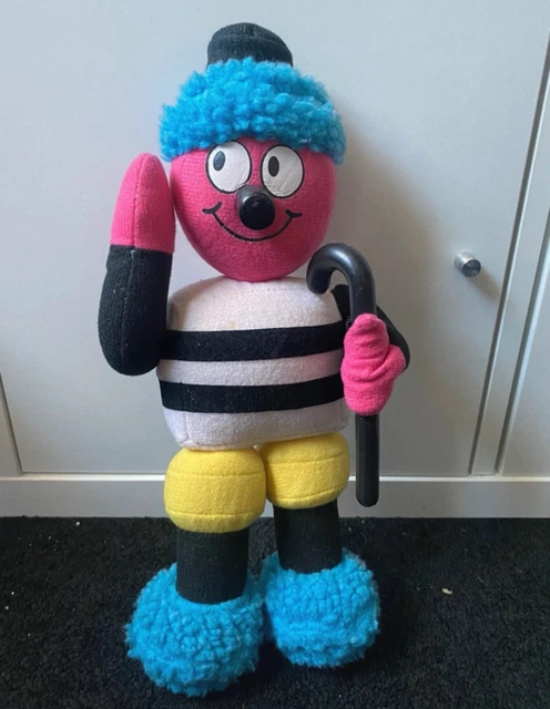VINTAGE BERTIE BASSETT Plush Toy Diane Jones 14" MASCOT Liquorice All ...