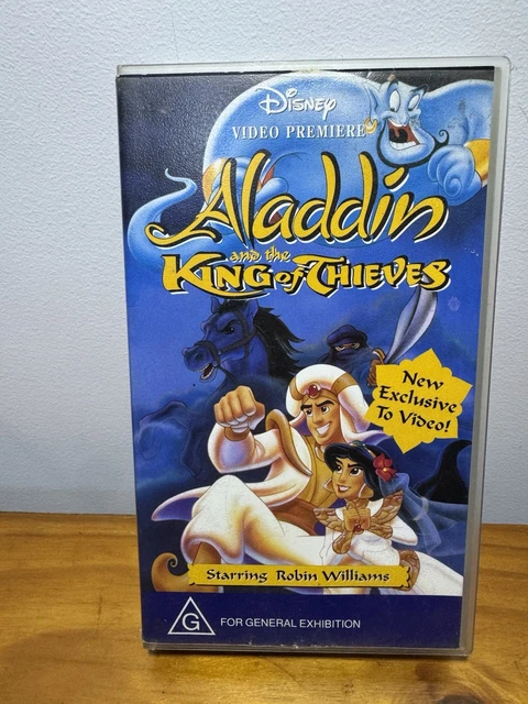 DISNEY ALADDIN AND The King Of Thieves VHS Video Cassette Tape AUS ...