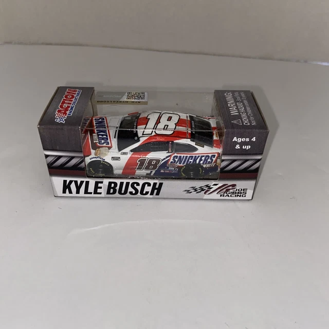 NASCAR 2020 KYLE Busch #18 Snickers White Candy 1/64 Car $12.99 - PicClick