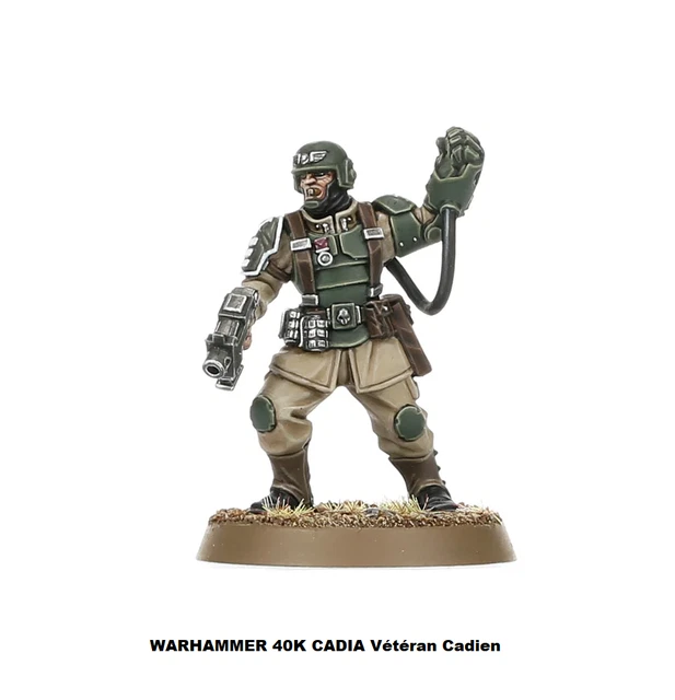 WARHAMMER 40K CADIA Vétéran Cadien EUR 9,90 - PicClick FR