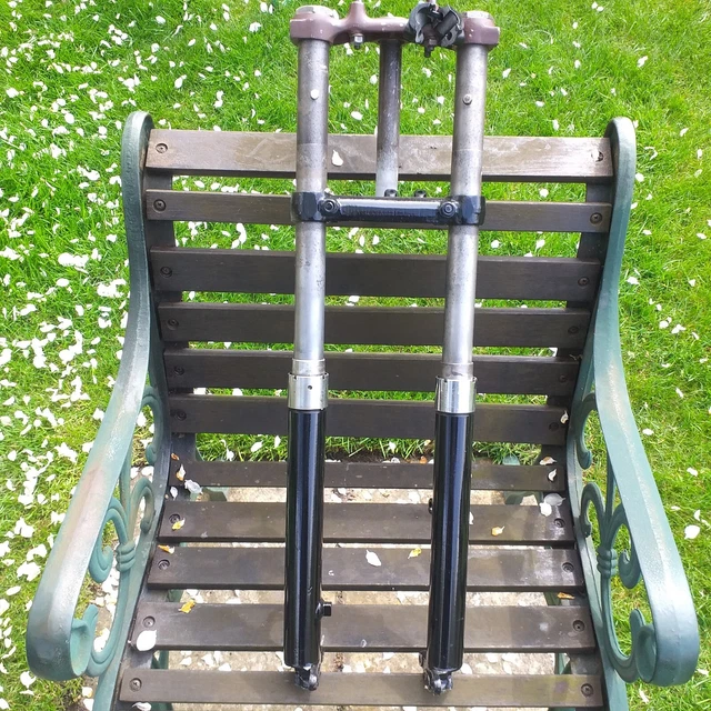 TRIUMPH PRE-UNIT FRONT Forks & Yokes. 1957 T100, T110, 5T, 6T. £220.00 ...