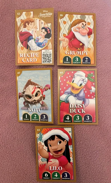 MORRISONS DISNEY CHRISTMAS Party 2025 Trading Cards x 5 - 10,12,13,47 ...