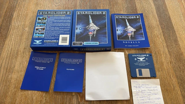 STARGLIDER 2 ATARI ST Inc. Game, Manual & Audio Sound Track Cassette ...