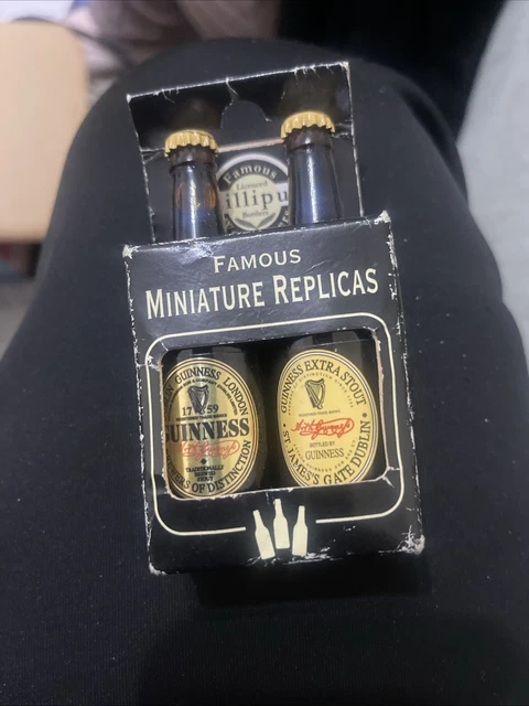 FAMOUS MINIATURE REPLICAS Lilliput Bottlers World Beers Guinness Mini ...