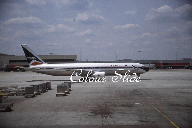 DELTA BOEING 767-332 N117DL, Colour Slide, Aviation Aircraft £1.99 ...