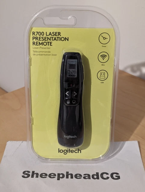 LOGITECH PROFESSIONAL PRESENTER Presentation Laser R700 Pointing ...