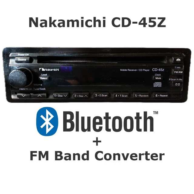 NAKAMICHI CD-45Z CD Player Car Radio with Bluetooth and FM Band ...
