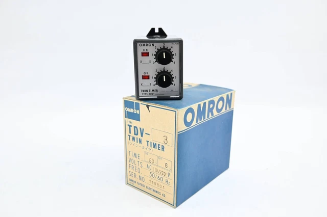 OMRON TWIN TIMER On 60s Off 6s 110/220VAC (TDV-3) $252.31 - PicClick