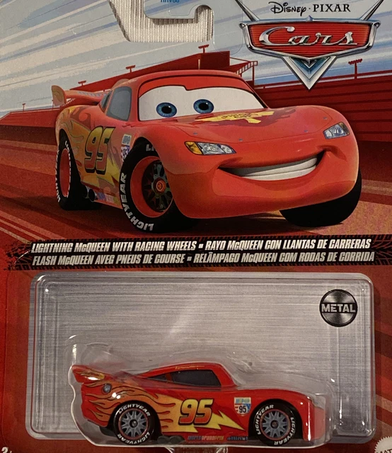 DISNEY PIXAR CARS 2022 Metal Lightning McQueen With Racing Wheels FLM20 ...