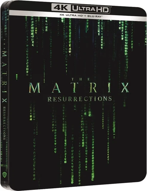 MATRIX RESURRECTIONS 4K Steelbook (4K UHD Blu-ray) Keanu Reeves Carrie ...