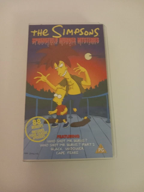 THE SIMPSONS SPRINGFIELD Murder Mysteries VHS £5.00 - PicClick UK