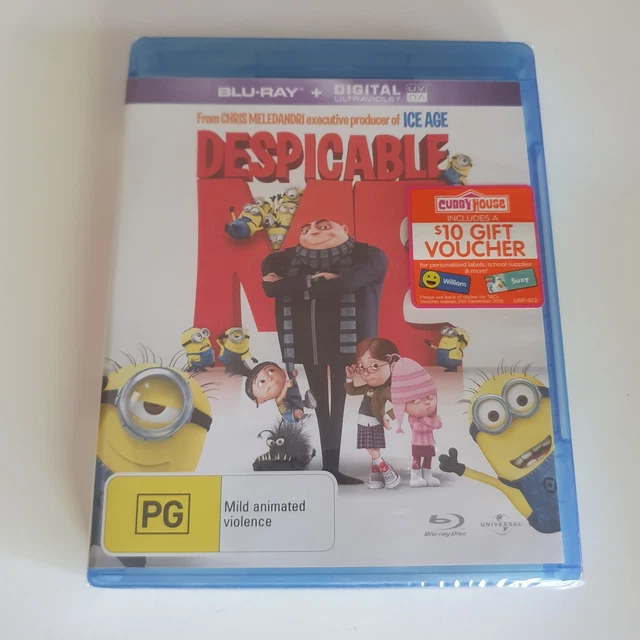 DESPICABLE ME BLU-RAY + Digital Ultraviolet Brand New Sealed $19.95 ...