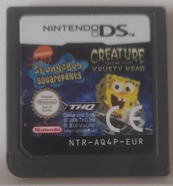 SPONGEBOB SQUAREPANTS: CREATURE From The Krusty Krab - NINTENDO DS,Game ...