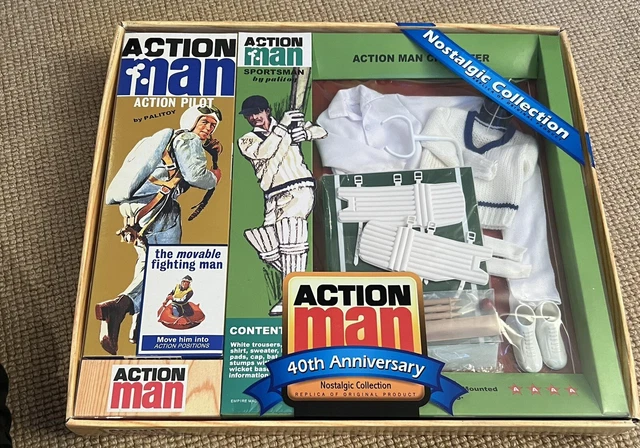 ACTION MAN SET 40° Anniversario. Uniforme Cricketer NO ACTION MAN ...