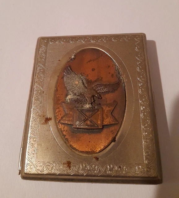 VINTAGE RARE METAL Cigarette Case Eagle $6.95 - PicClick CA