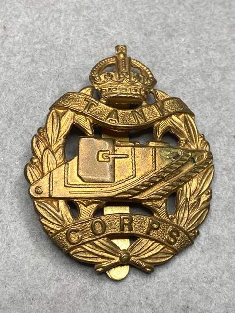BRITISH ARMY WW1 period Tank Corps cap badge EUR 59,36 - PicClick FR